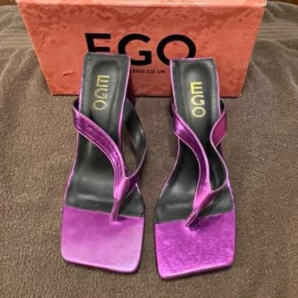 EGO | Shoes | Ego Loco Purple Heels | Poshmark